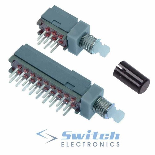 Mini Push Button Latching PCB Switch DPDT 4PDT 6PDT | eBay