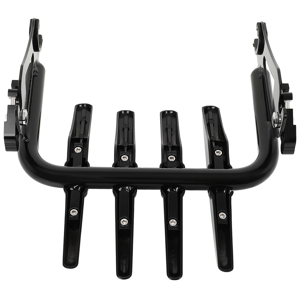 Black Detachable Stealth Luggage Rack For Harley Touring Road King 2009 ...