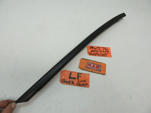 LEFT FRONT MOLDING WINDSHIELD POST METAL DRIP EDGE L LH LF HOLDS RUBBER ...