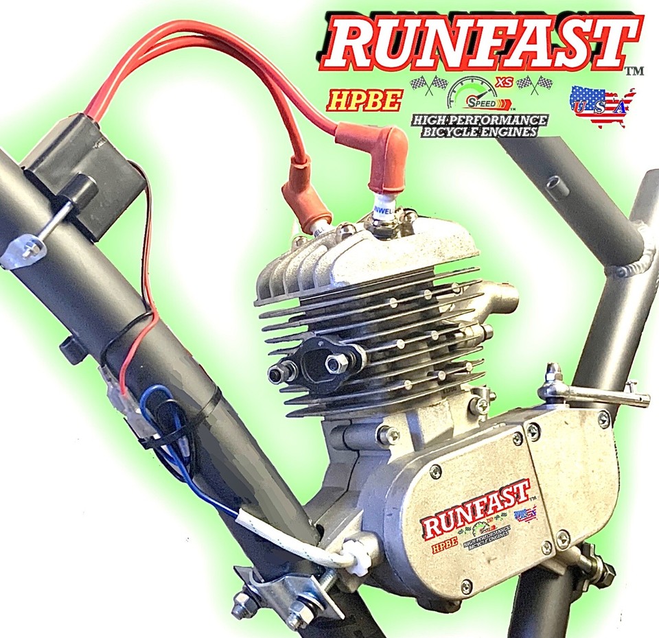 66cc/80cc engine 2 Stroke Motor Kit Petrol Motorized Bicycle Bike ...