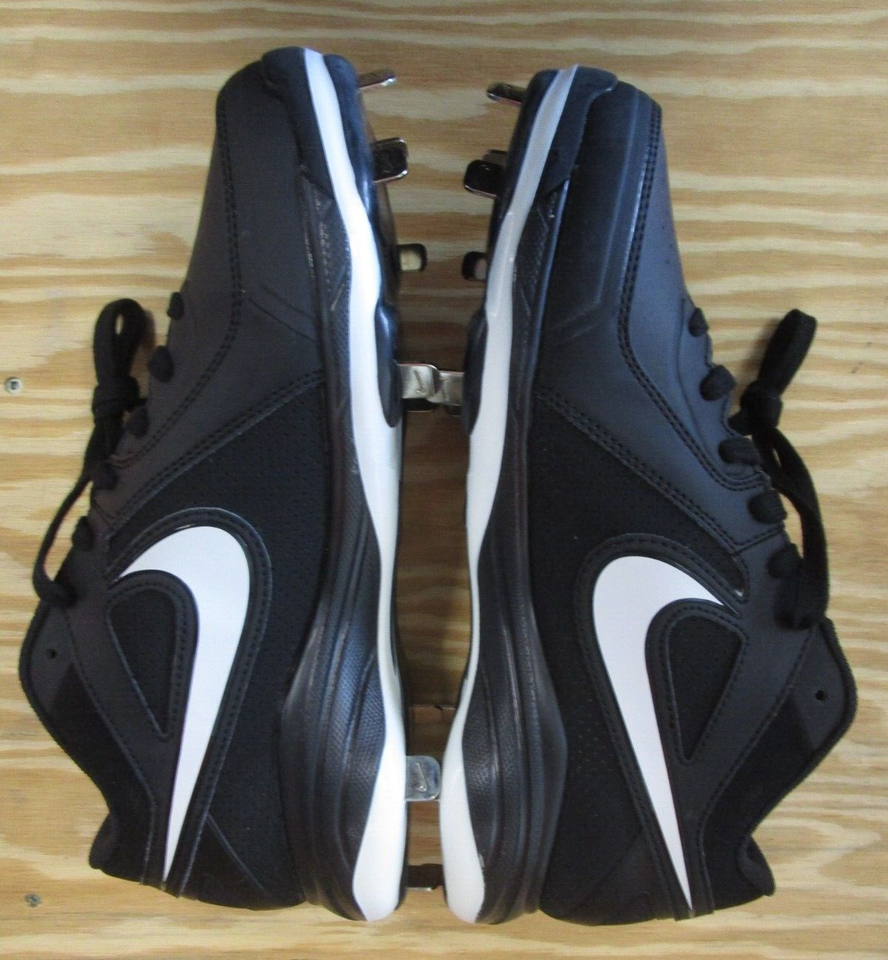 Nike Baseball Cleats Men Air MVP Pro Black Metal Spikes Deadstock NEW ...