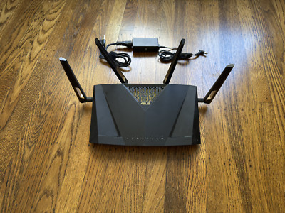 ASUS RT-AX88U AX6000 4804 Mbps Dual-Band Gigabit Router - Black ...
