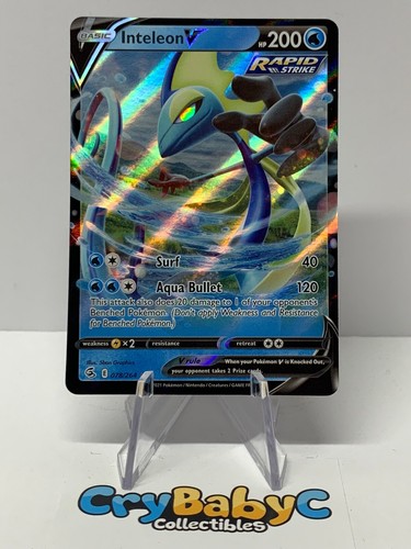 Pokemon Inteleon V 078/264 Fusion Strike Sword & Shield ULTRA RARE | eBay