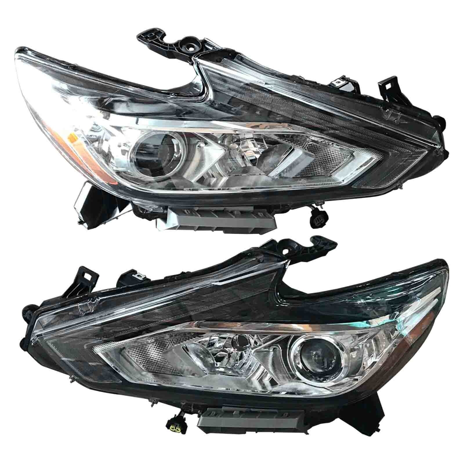 For 2016 2017 2018 Nissan Altima Headlight Assmbly no LED Left Right ...