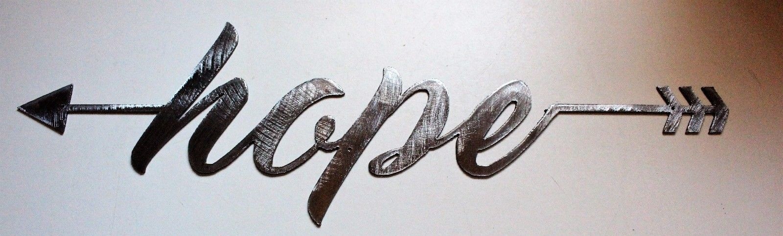 Hope Sign, Hope Arrow,Metal Wall Arrow, Hope Wall Decor 18 1/2" x 6 ...