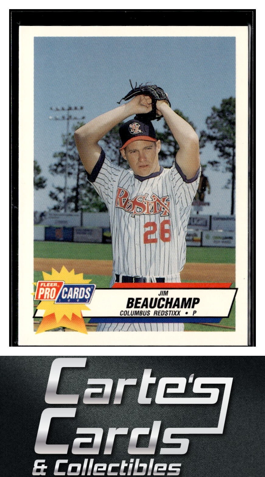 Jim Beauchamp 1993 Fleer ProCards #588 Columbus RedStixx | eBay