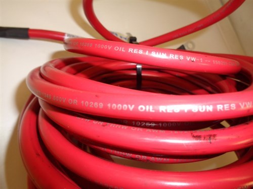 6 AWG GAUGE ELECTRICAL WIRE 1283 / 1232 600V TEW 29' FEET RED MARINE ...