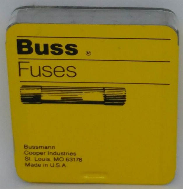 Bussmann Fuses Lot of 5 KG 5RLD Buss German type Conical Ends New Old ...