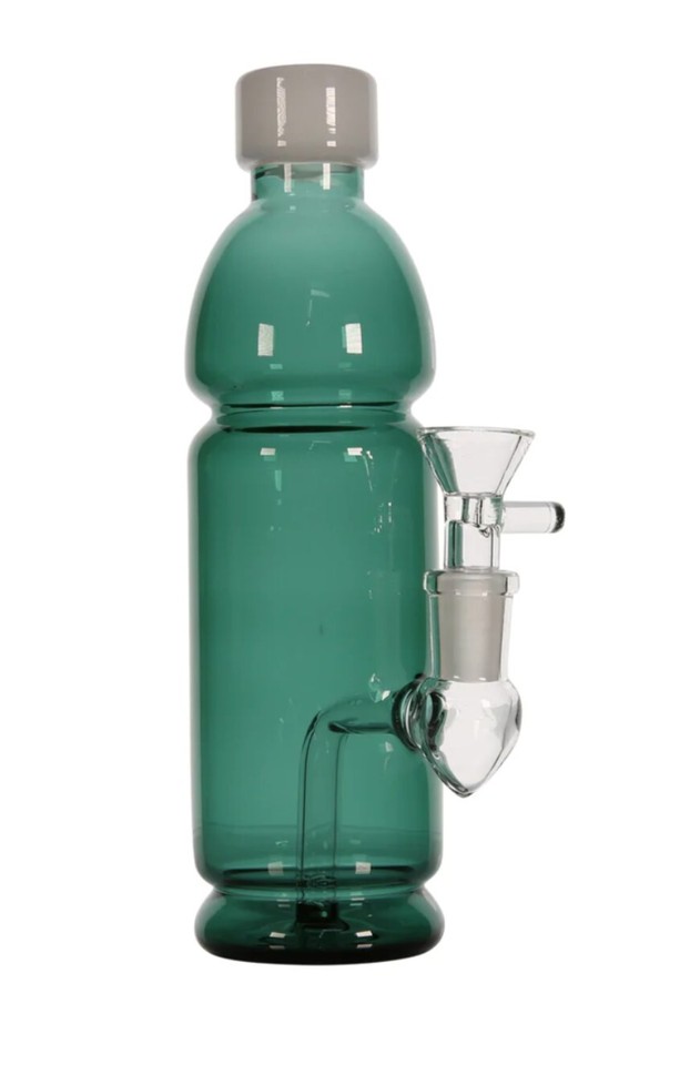 8" Sports Drink Bottle Hookah Glass Bong Pipes Water Bongs Smoke Pipe ...