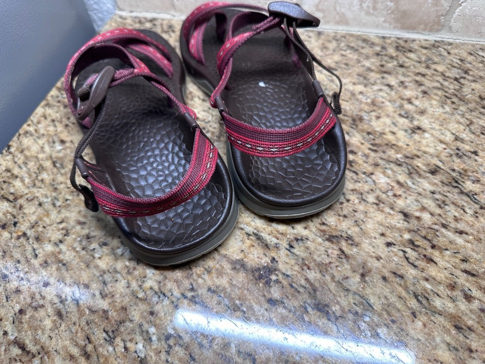Chaco Vibram Sandals Women Size 9 Updraft Diamond Row Vibram Red Brown ...