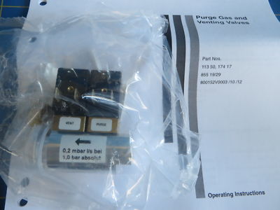 Leybold Oerlikon 11350 Turbovac SL300 Purge gas and venting valve 24VDC ...