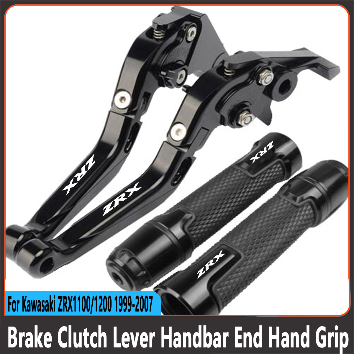 For Kawasaki ZRX1100/1200 1999-2007 Brake Clutch Lever Handbar End Hand ...