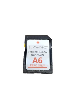 Ford A6 FM5T-19H449-AA OEM Navigation Card SD CARD Map | FM5T19H449AA ...