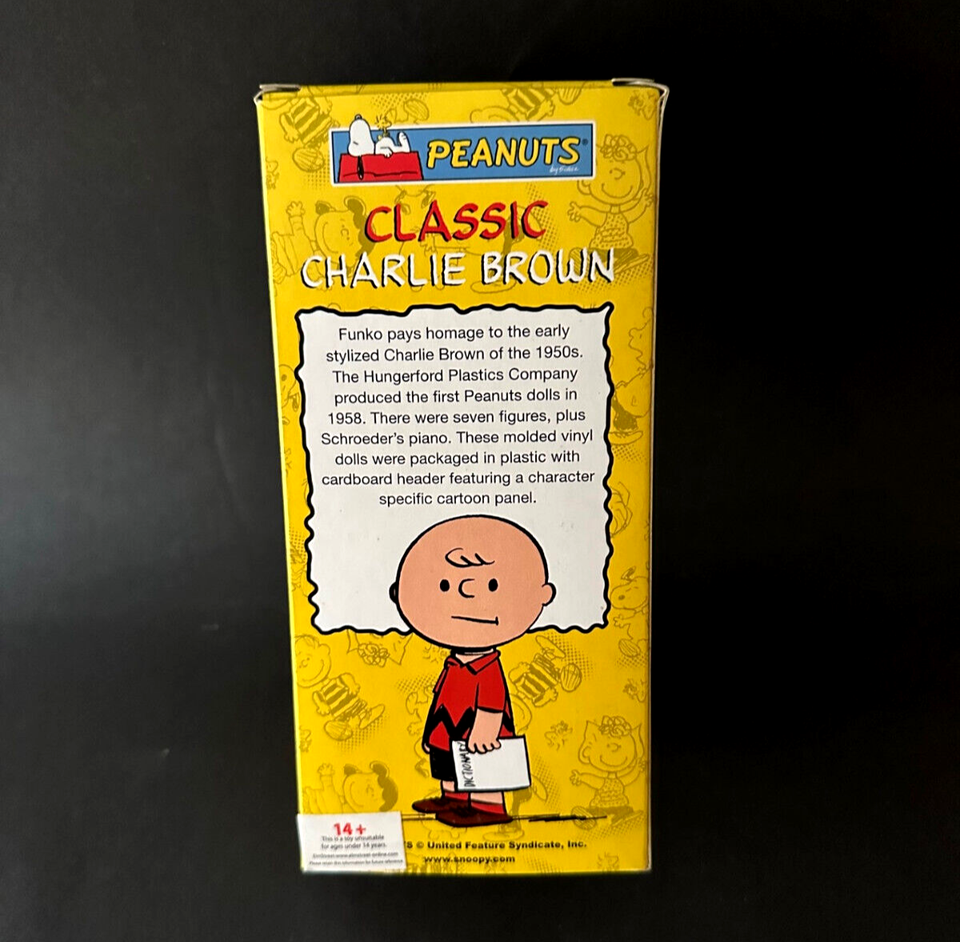 Peanuts Charlie Brown Classic Red Exclusive Bobble-Head 16Cm Funko Wacky Wobbler 830395080413| eBay