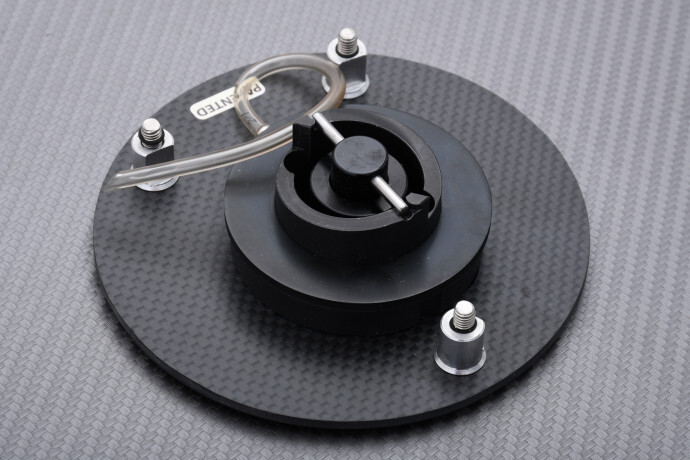 TWM Black Carbon & Alu Keyless Fuel Tank Gas Cap Honda CBR 600 RR PC37 ...