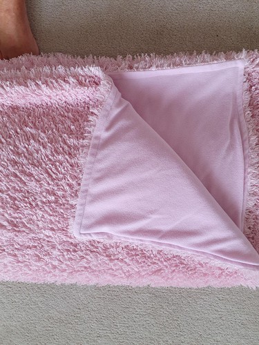 Pink Fluffy Throw | eBay UK