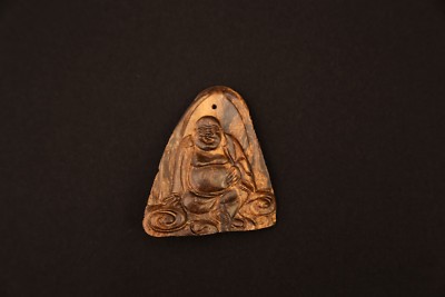 Chinese Antique Hainan Qinan Agarwood Chen Xiang Buddha Pendant ...