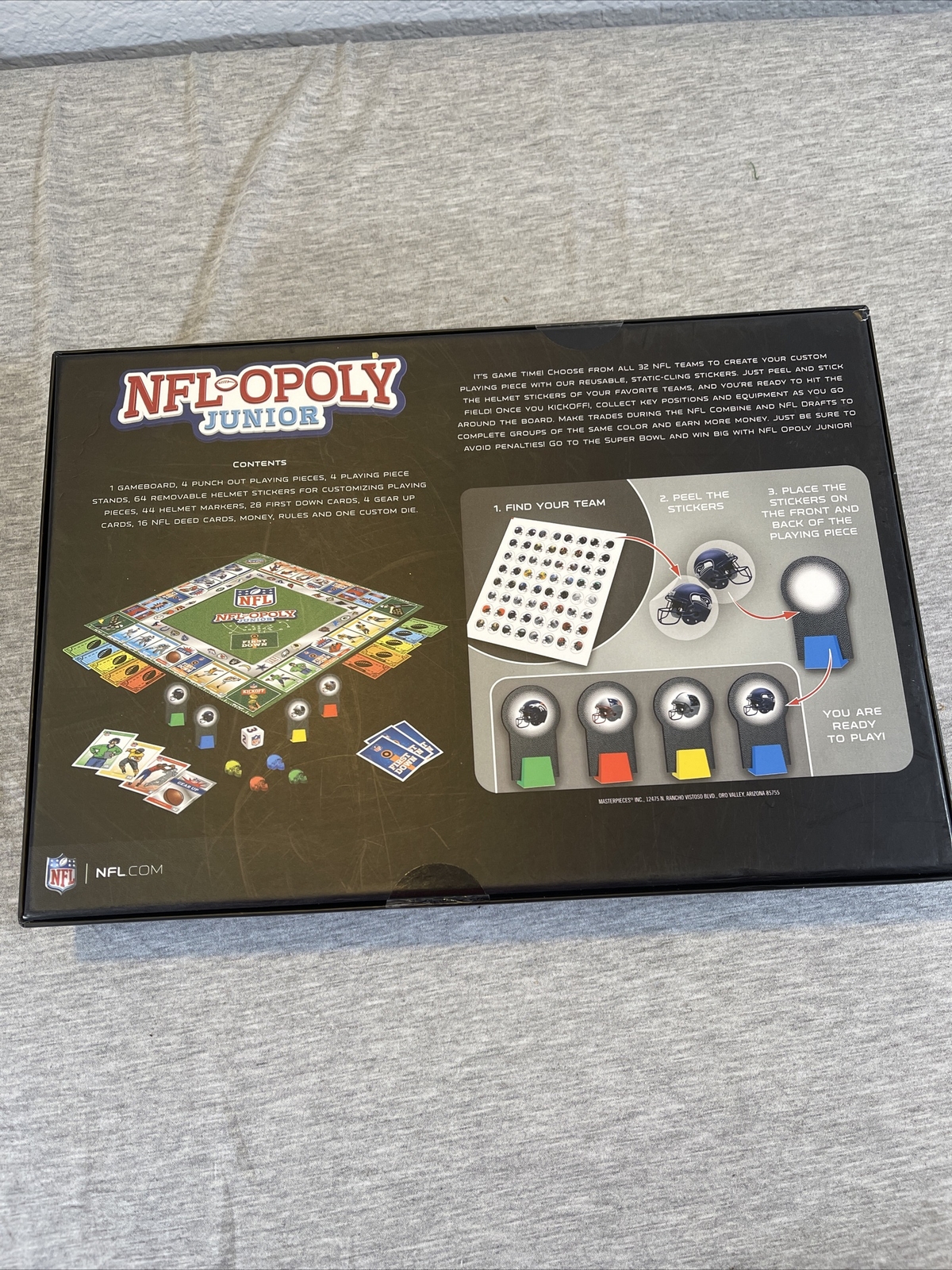 New NFL Opoly Junior Board Game Collector's Edition - NFLOpoly - NFL ...