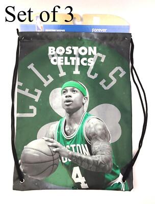 NBA Boston Celtics Drawstring Backpack Gym Sack Bag Thomas Set of 3 | eBay