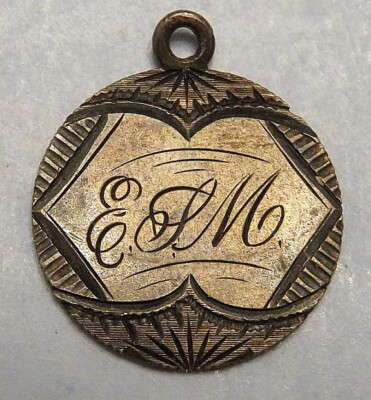 LOVE TOKEN on 1875 Seated Liberty Dime - Initials ESM | eBay