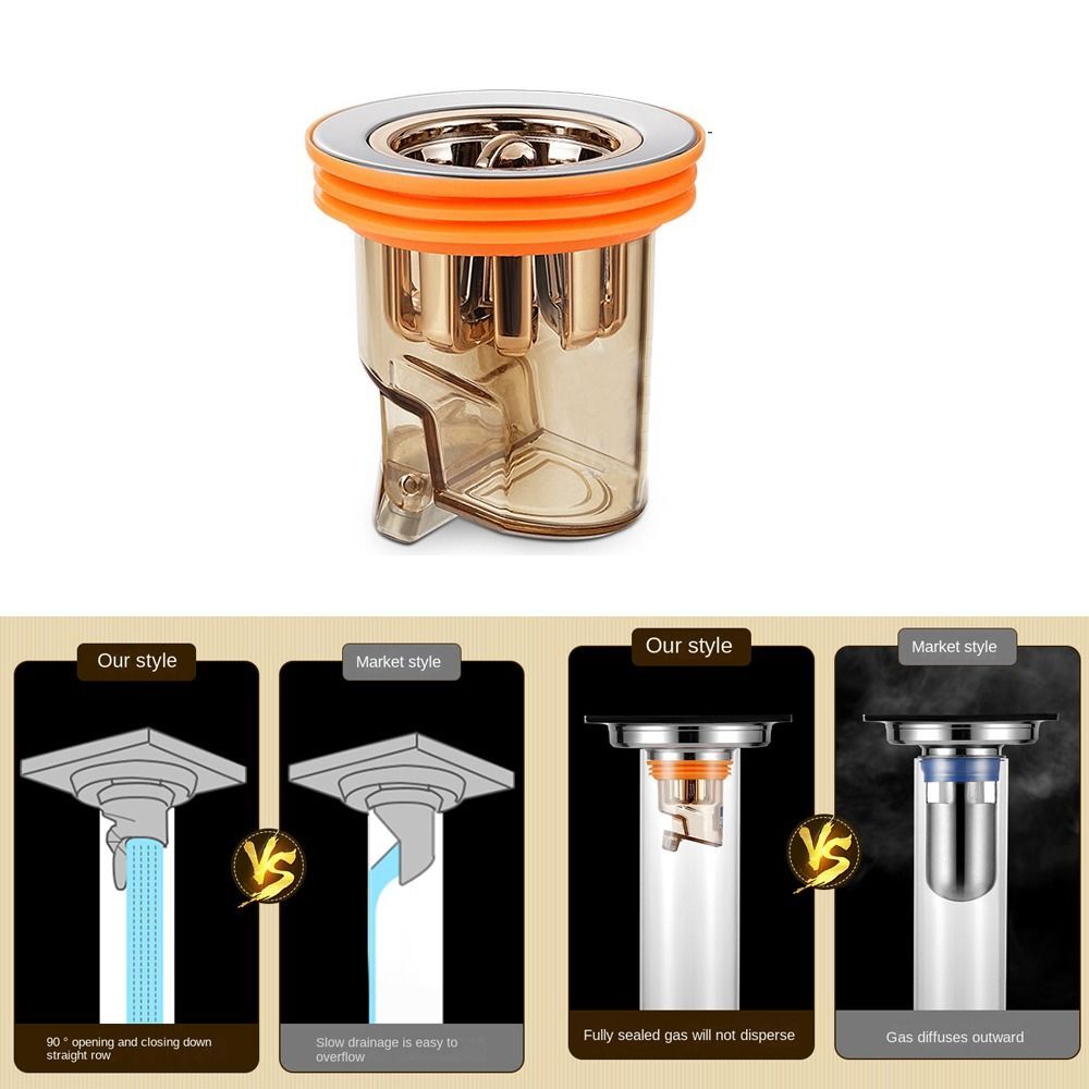 Seal Sewer Insect Prevention One Way Valve Floor Drain Drain Cover Anti ...