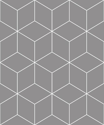 Luxury Exclusive New Glamour Diamond Geometric Wallpaper Dark Grey ...