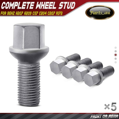5x Wheel Stud Bolt for Mercedes Benz S211 S204 R230 R172 C209 CLK280 ...