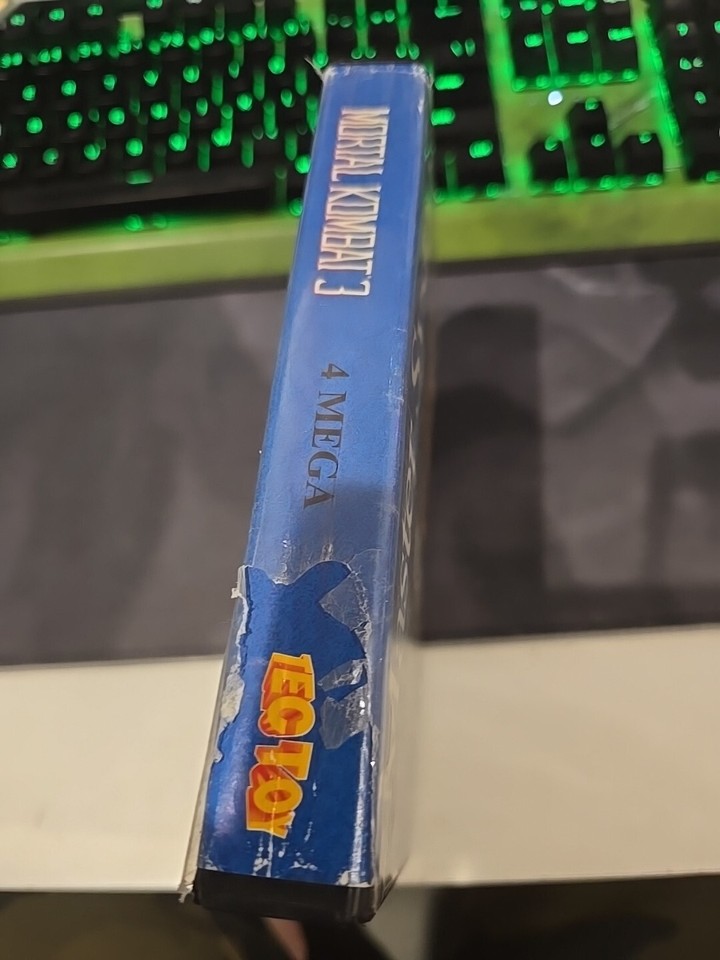 Sega Master System Tectoy Mortal Kombat 3 Cart/Box Brazil Exclusive ...