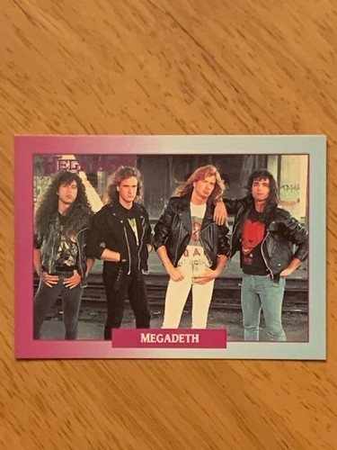 Rock Cards #10 Megadeth band pic trading card | eBay