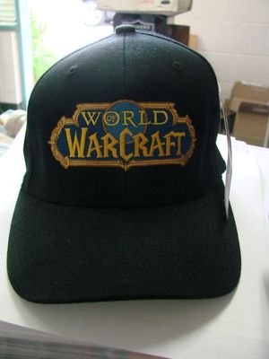 World of Warcraft Black Ball Cap Hat Small to Medium size Flex fit | eBay