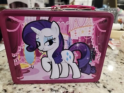 My Little Pony Purple Friendship is Magic Rarity Tin Lunch Box | eBay