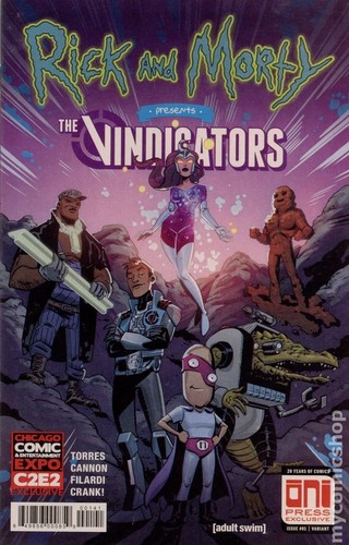Rick and Morty Presents The Vindicators 1C2E2.A VF 2018 Stock Image | eBay
