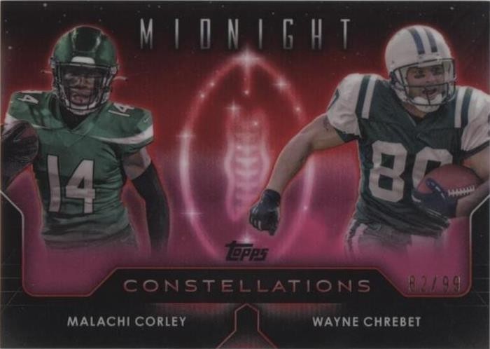 2024 Topps Midnight - Constellations Malachi Corley, Wayne Chrebet #C ...