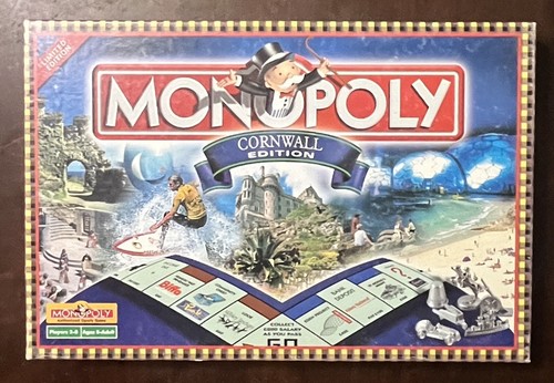 Monopoly CORNWALL LIMITED EDITION -England 2001 Game 100% Complete Nice Cond. | eBay