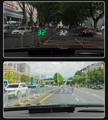 Car GPS Head Up Display Speedometer HUD Digital Windshield Projector ...
