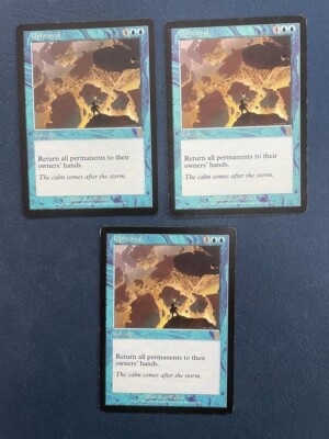 MTG 3X ODYSSEY UPHEAVAL MAGIC THE GATHERING SORCERY BLUE RARE ENGLISH ...