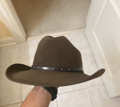 6x George Straight Santa Clara KB Oak size 7 cowboy hat with a 2.75 ...