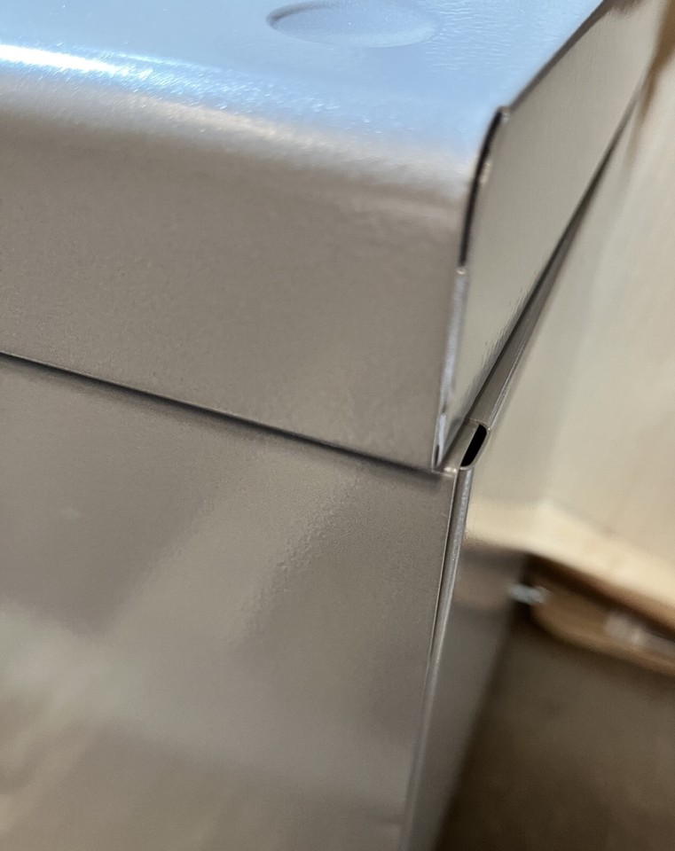 A4 Metal Silver/Grey Filing Box Storage Lockable 5 Suspension File ...