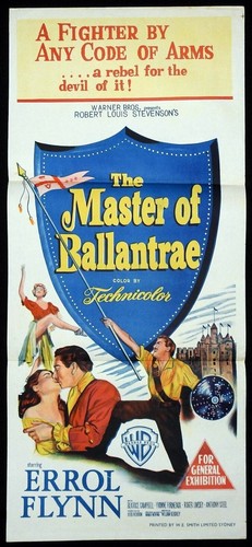 THE MASTER OF BALLANTRAE Original Daybill Movie poster ERROL FLYNN | eBay