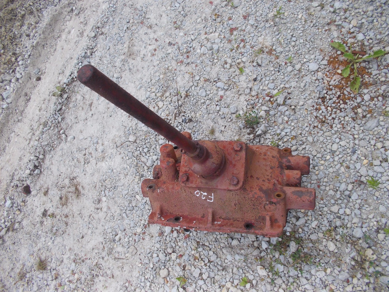 McCormick Farmall F20 tractor transmission cover panel gear shift ...