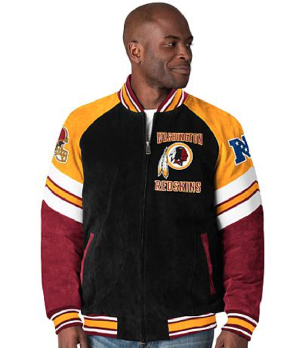 Washington Redskins Rare Vintage Throwback Suede Adult Men's Jacket ...