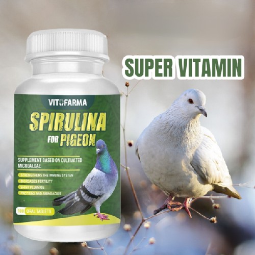 SPIRULINA FOR PIGEON 100TAB PERFORMANCE FORMULA FOR RACING PIGEON SUPER ...