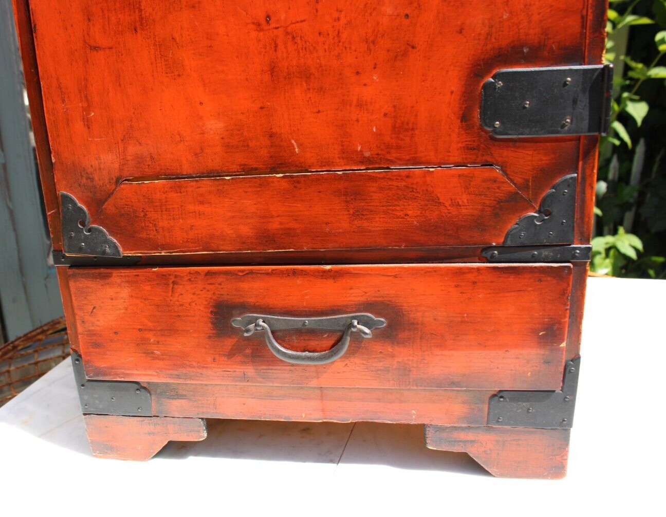 Antique Japanese Edo Era Early 1800's Gyosho Bako Peddler's Tansu Chest ...