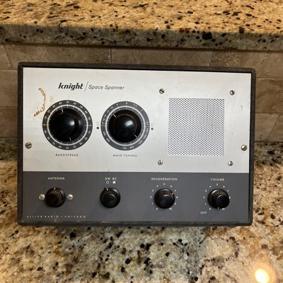 Knight Space Spanner Tube Shortwave Radio Receiver – Vintage Allied Kit ...