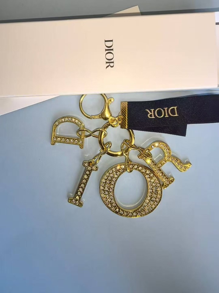 2025 Dio VIP Gift Black Holiday Ribbon Key Ring crystal Key Chain Bag ...