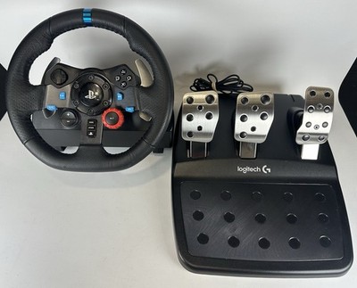 SONY PS4 PS5 LOGITECH G29 DRIVING FORCE RACING WHEEL & PEDALS *UNTESTED ...