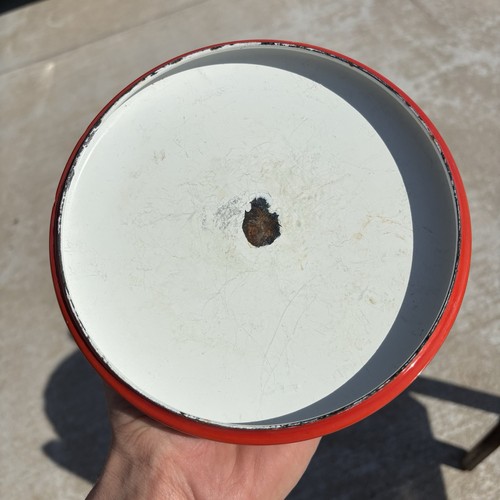 Vintage COPCO Michael Lax Red 1 Qt Enameled Cast Iron Saucepan Denmark ...