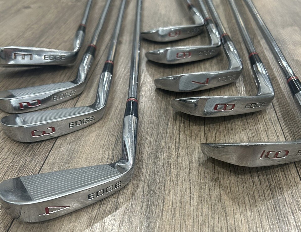 Vintage Ben Hogan Edge Forged Irons E-wedge 2-9 Iron Apex 4 Shaft Hogan ...