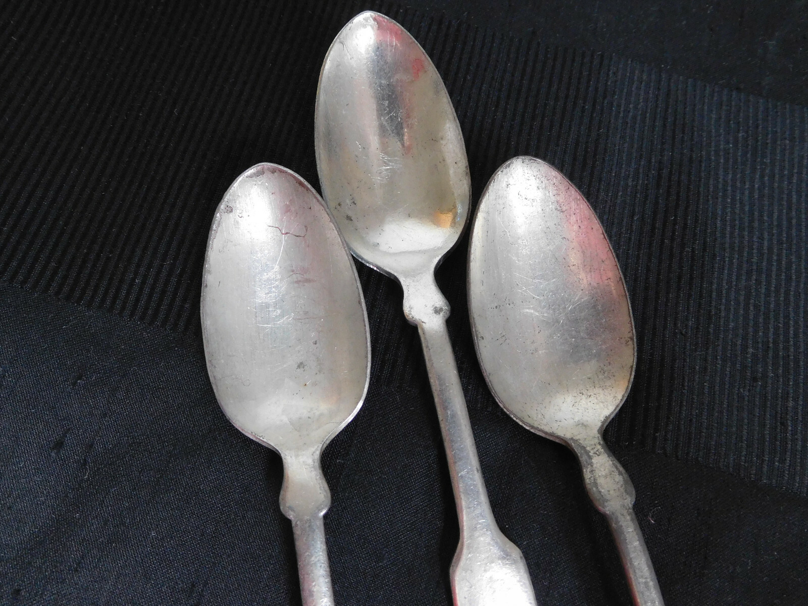 lot of 3 made in USA 1800's R.Wallace .900 WB./W Steel FIDDLEBACK ...