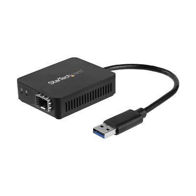 StarTech.com USB 3.0 to Fiber Optic Converter - Compact USB to Open SFP ...